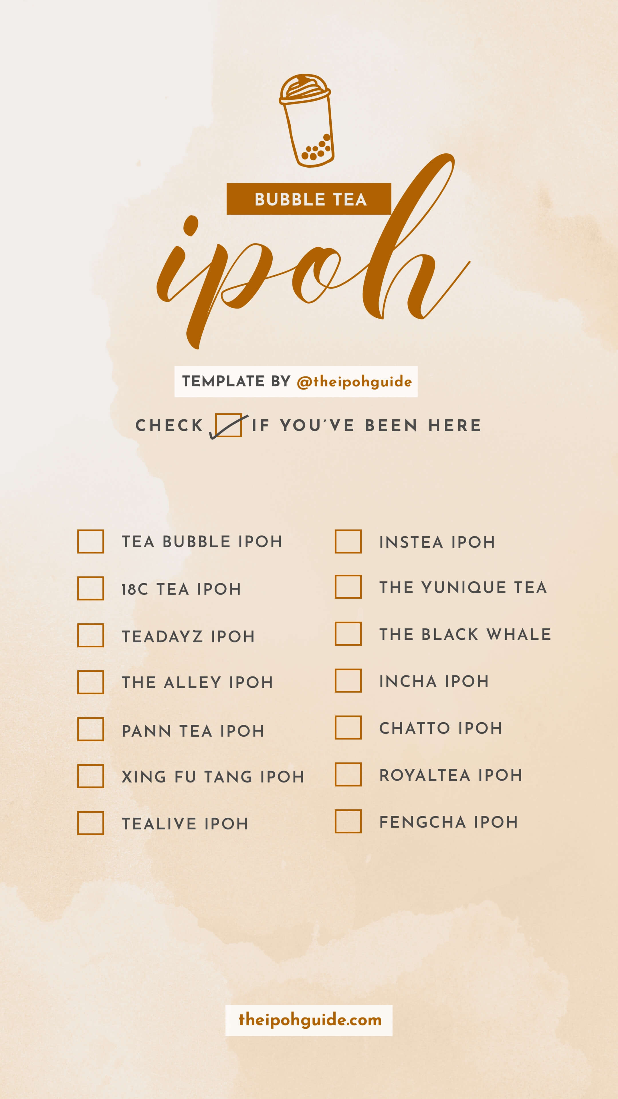 13 Best Places to Grab Bubble Tea In Ipoh (With Checklist)