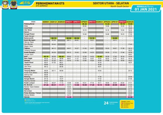 You Can Now Travel To Ipoh In ETS Business Class Train (2021 Schedule ...